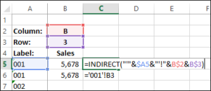 Excel INDIRECT Formula - Excelevate.co