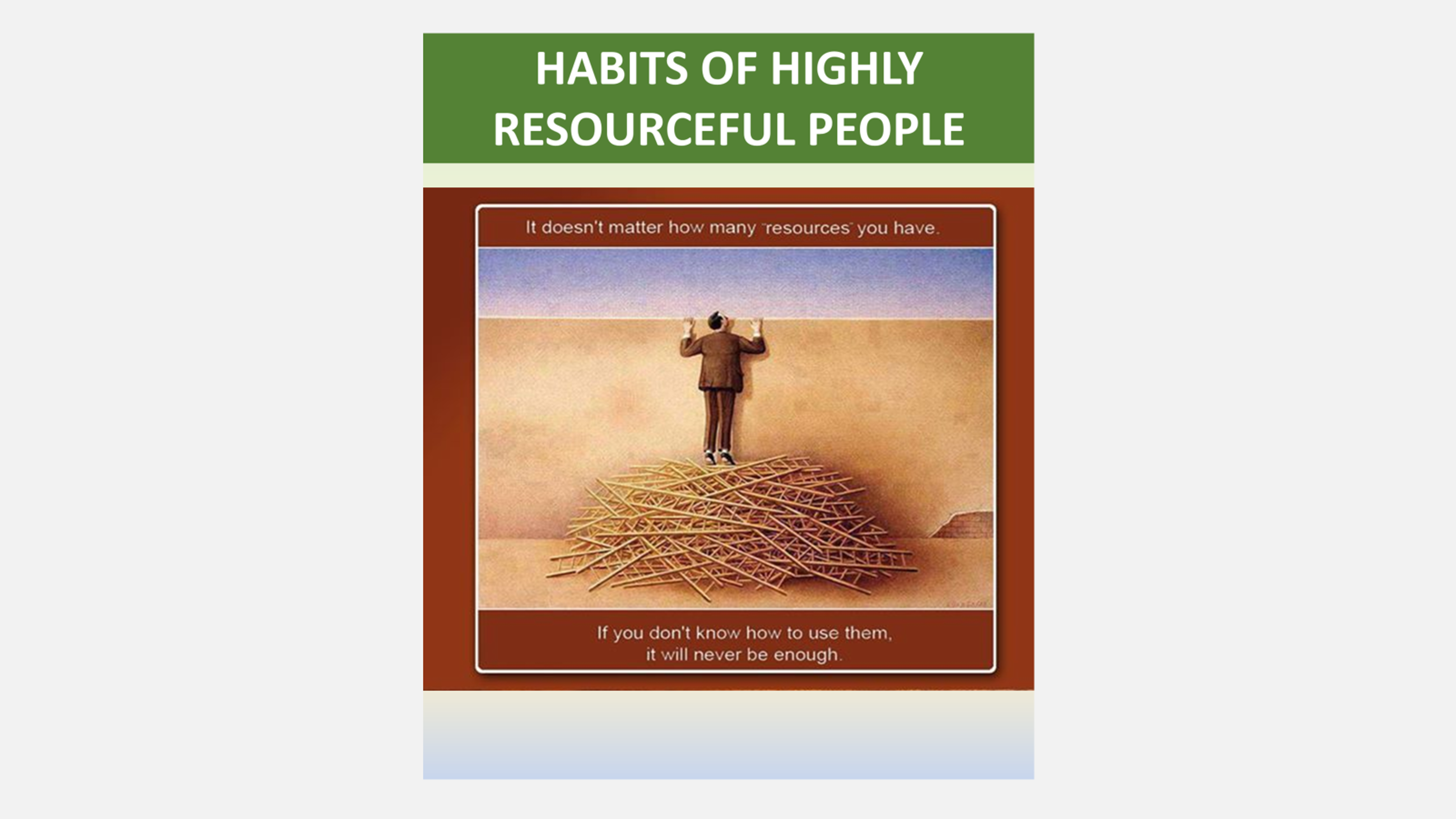 The Habits of Highly Resourceful People - Excelevate.co