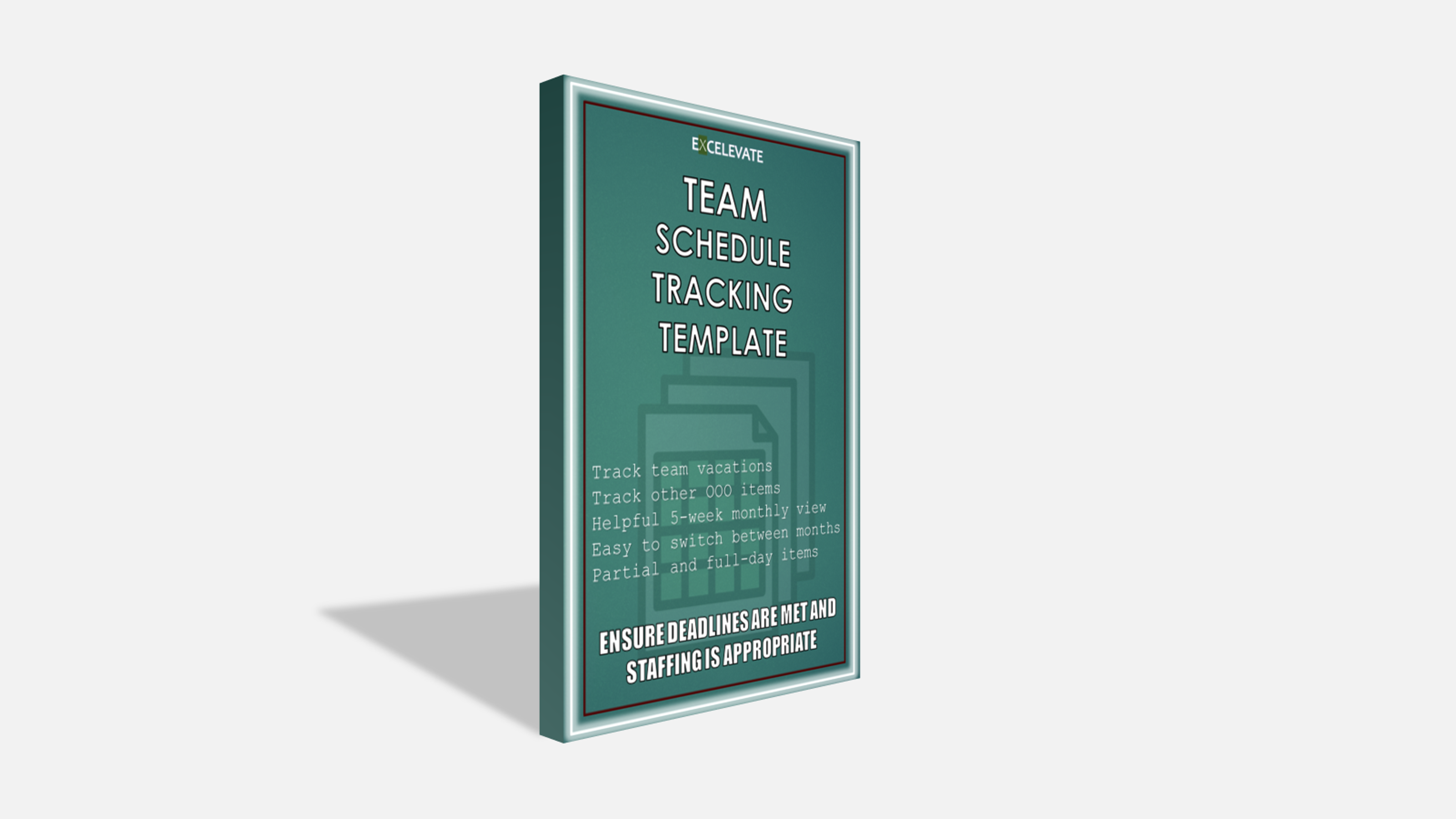 Team OOO Schedule Tracker Template - Excelevate.co