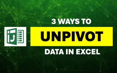 Three Ways to Unpivot Data in Excel - Excelevate.co