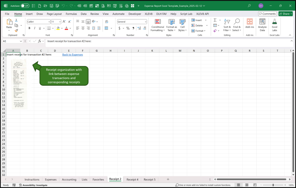Excel Expense Report Template - Excelevate.co