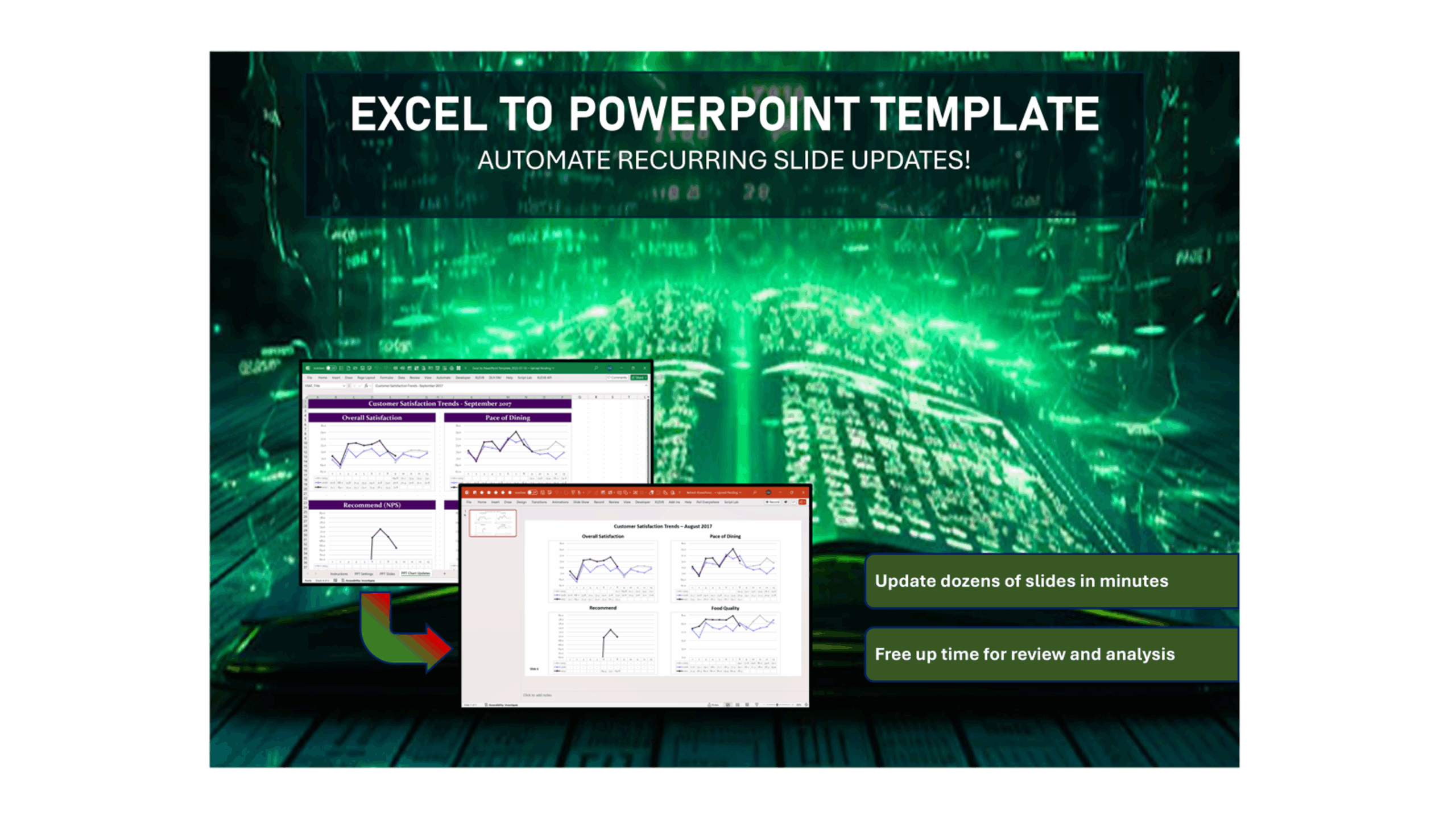 Excel to PowerPoint Template - Excelevate.co
